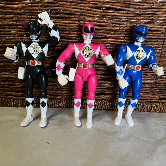 Bandai Namco | Toys | Power Ranger Action Figures 993 Bandai Toys Black ...